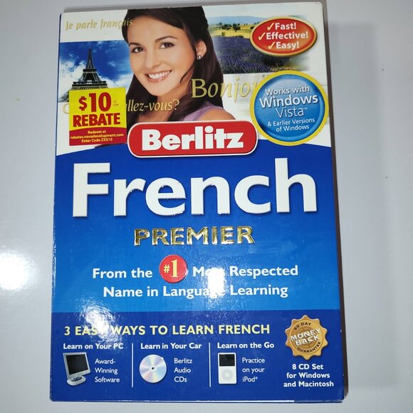 Berlitz Other Berlitz French Premier Language Cd Study Set For
